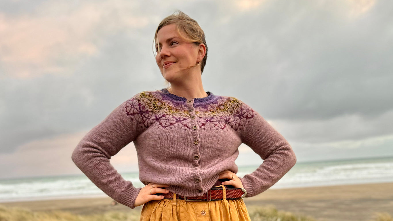 Introducing Calypso Cardigan – Loopine Wool Co
