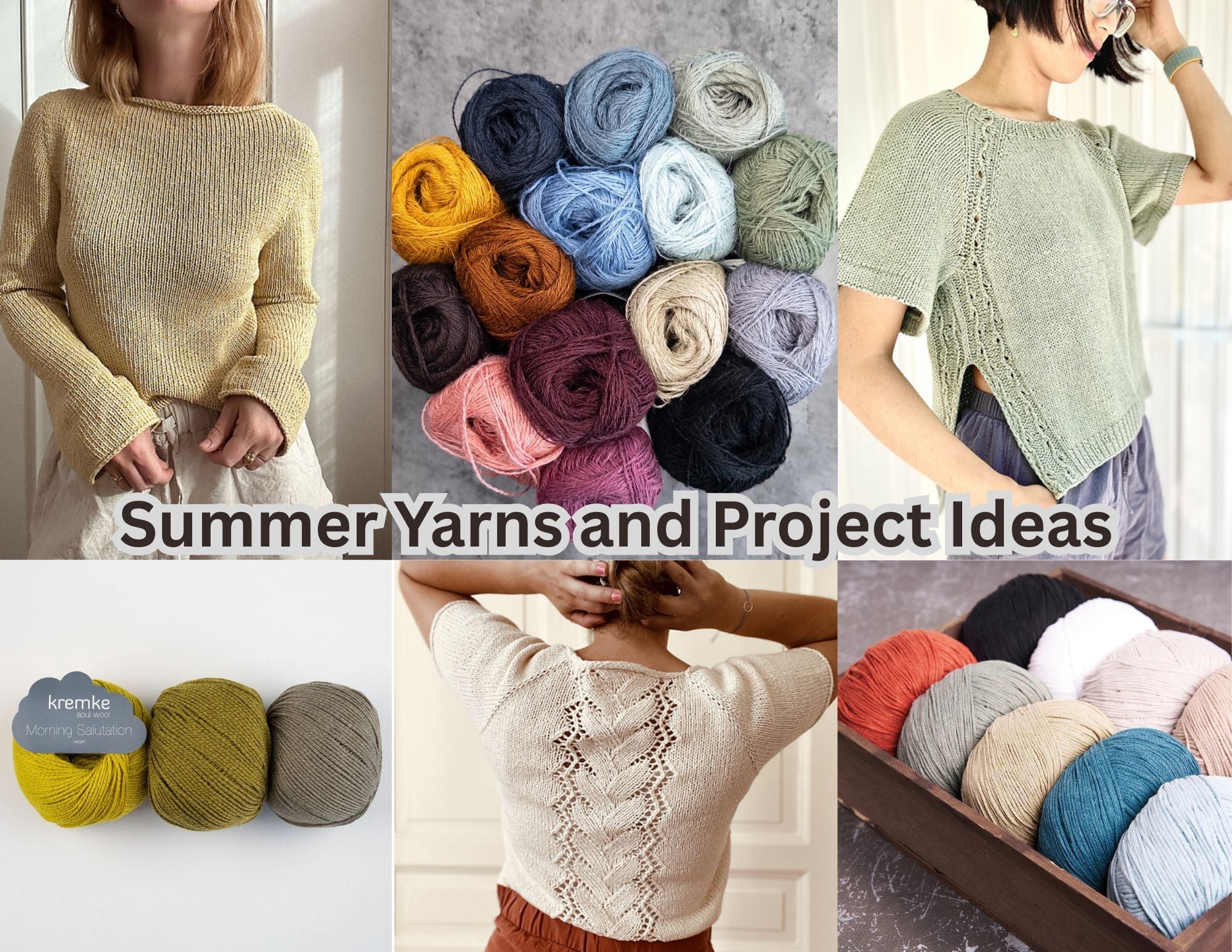 All the Summer Yarns and Project Ideas! – Loopine Wool Co