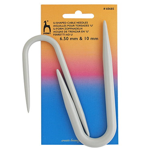 Pony Cable Needle Set – U Shape – Loopine Wool Co