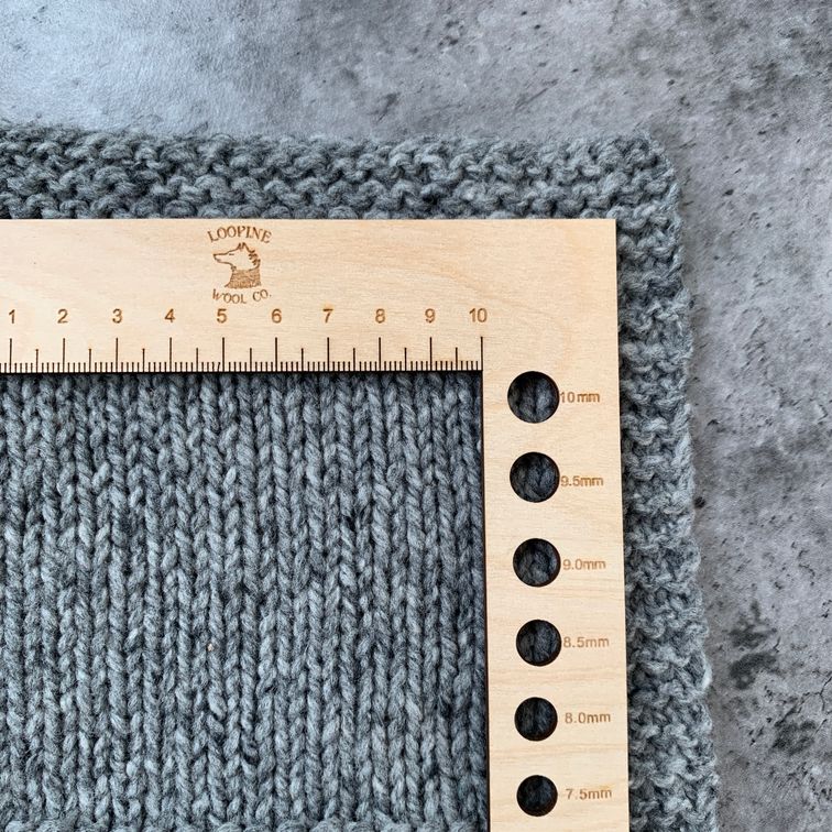 Loopine Wooden Gauge Tool – Loopine Wool Co