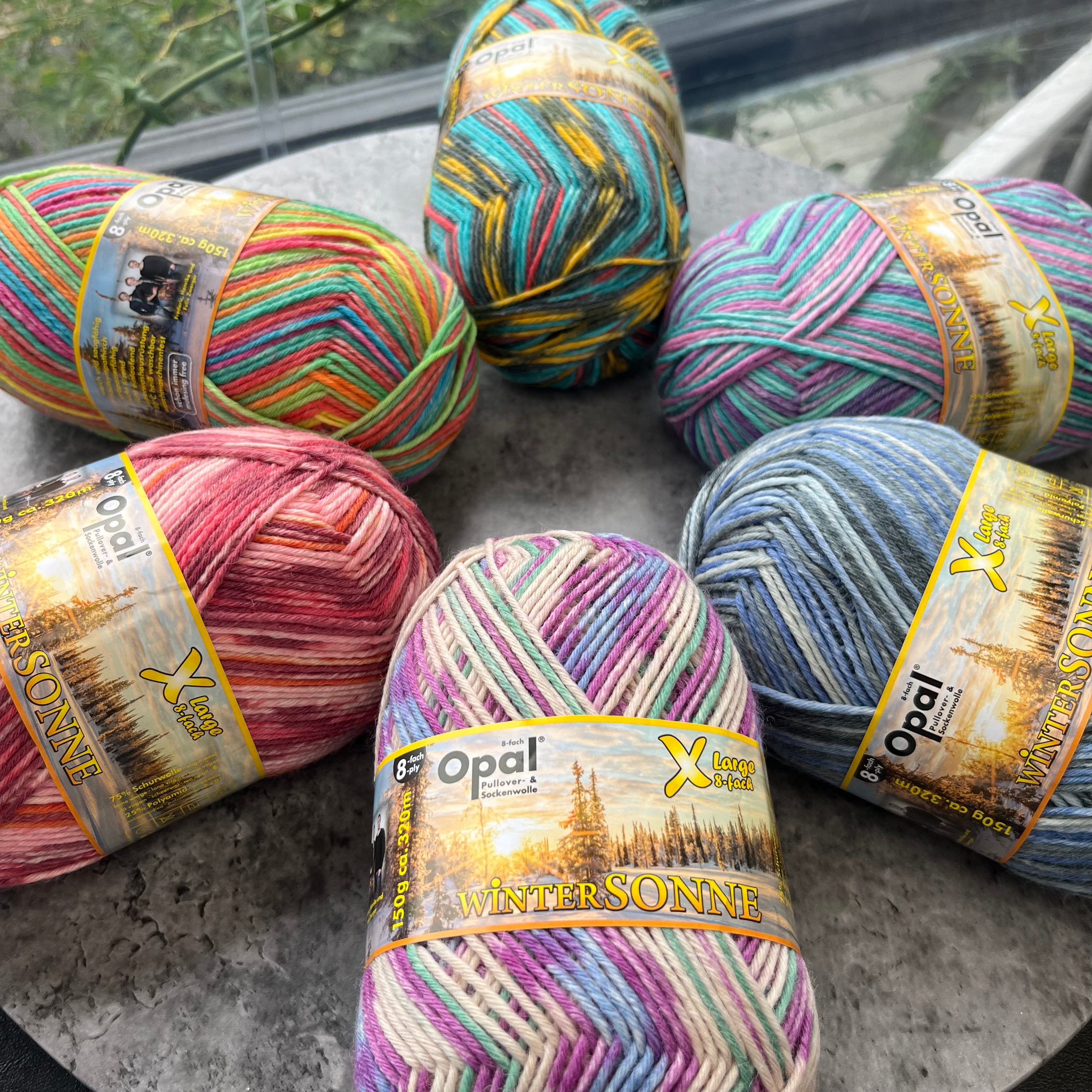 Opal X-Large Wintersonne Sock Yarn // 8ply – Loopine Wool Co