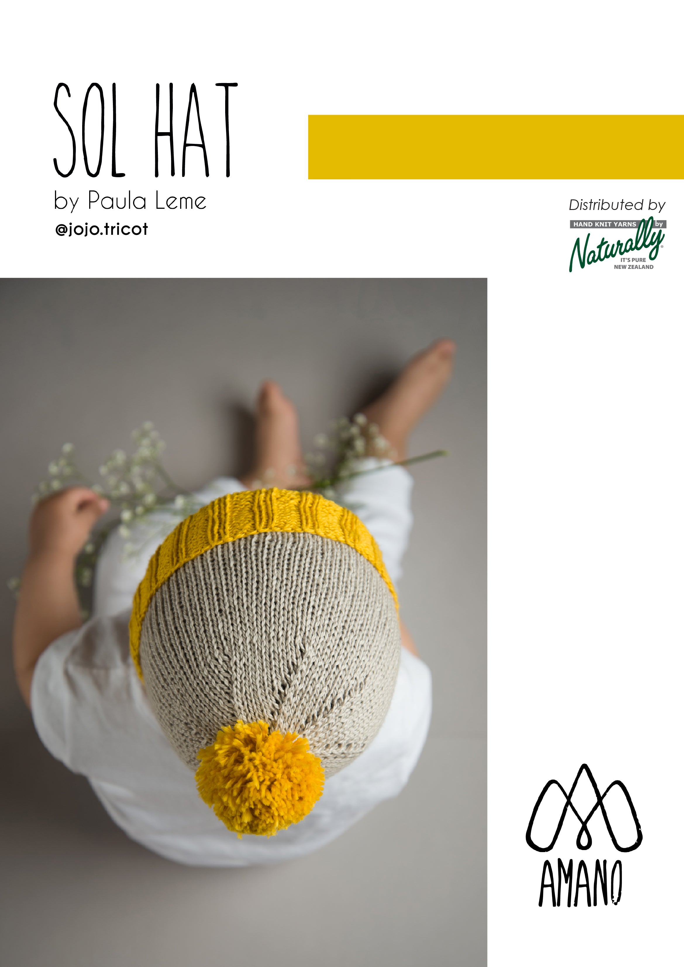 Sol Hat - Printed Pattern – Loopine Wool Co